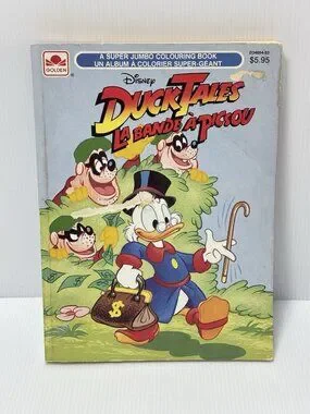 Toys | Disney Ducktales Coloring Book French La Bande A Picsou Golden ...